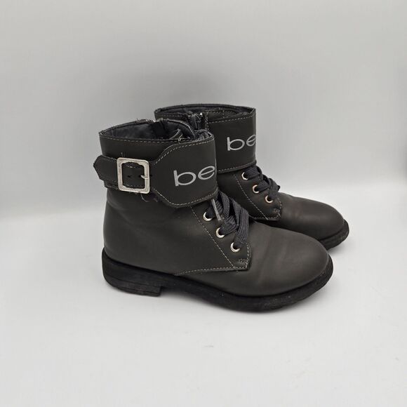 bebe | Shoes | Bebe Toddler Girls Size 2 Gray Zipper Buckle Ankle Boots ...